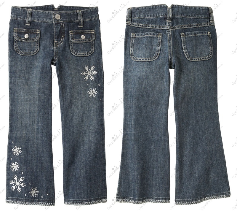 2012 Gymboree Gem Snowflake Bootcut Jean (Girl - Kid Embroidered ...