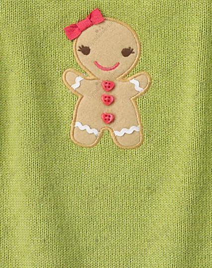 2009 Gymboree Gingerbread Girl Sweater (Girl – Baby/Toddler Long Sleeve ...